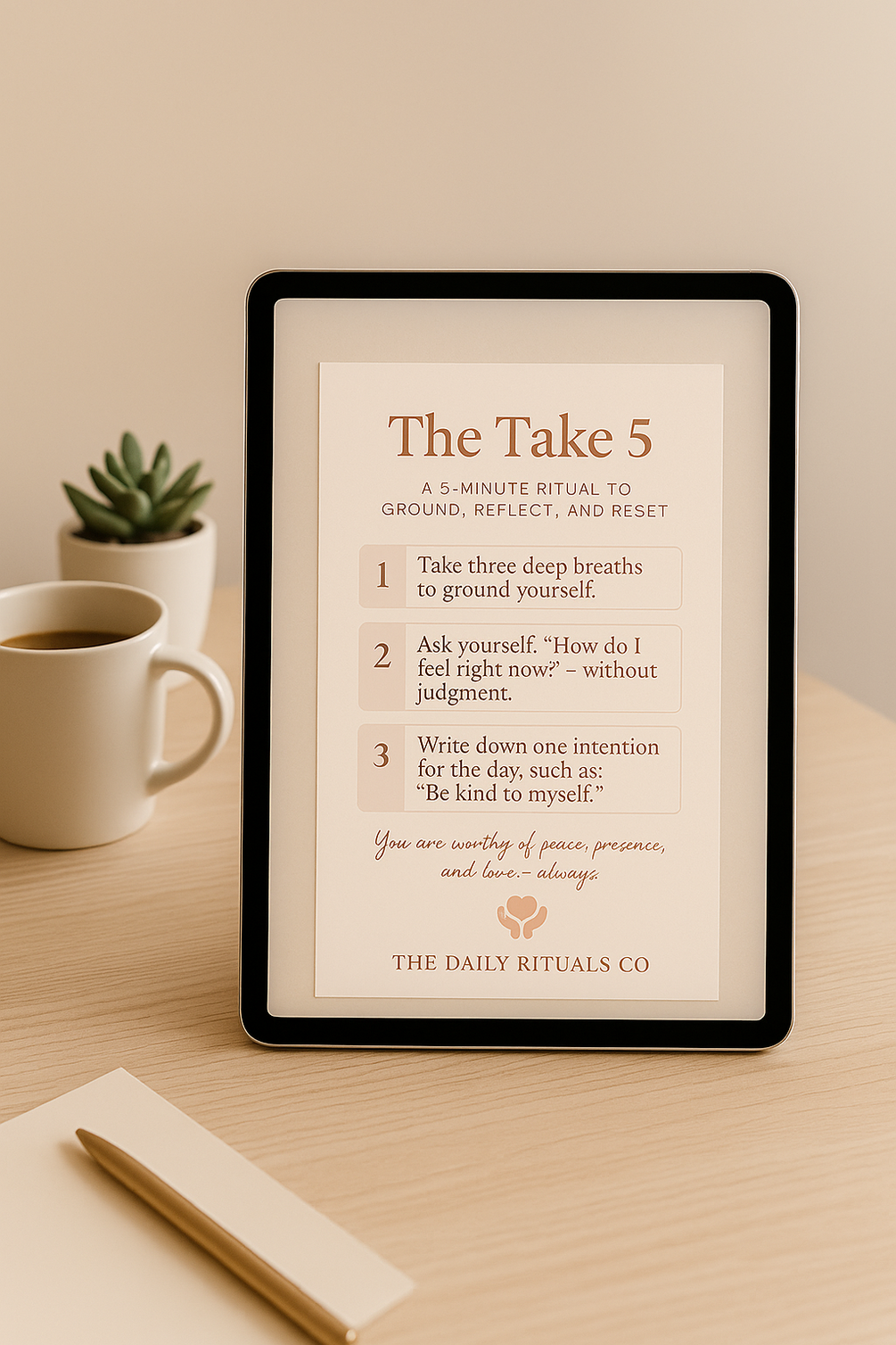 The Take 5: A 5-Minute Daily Reset Ritual