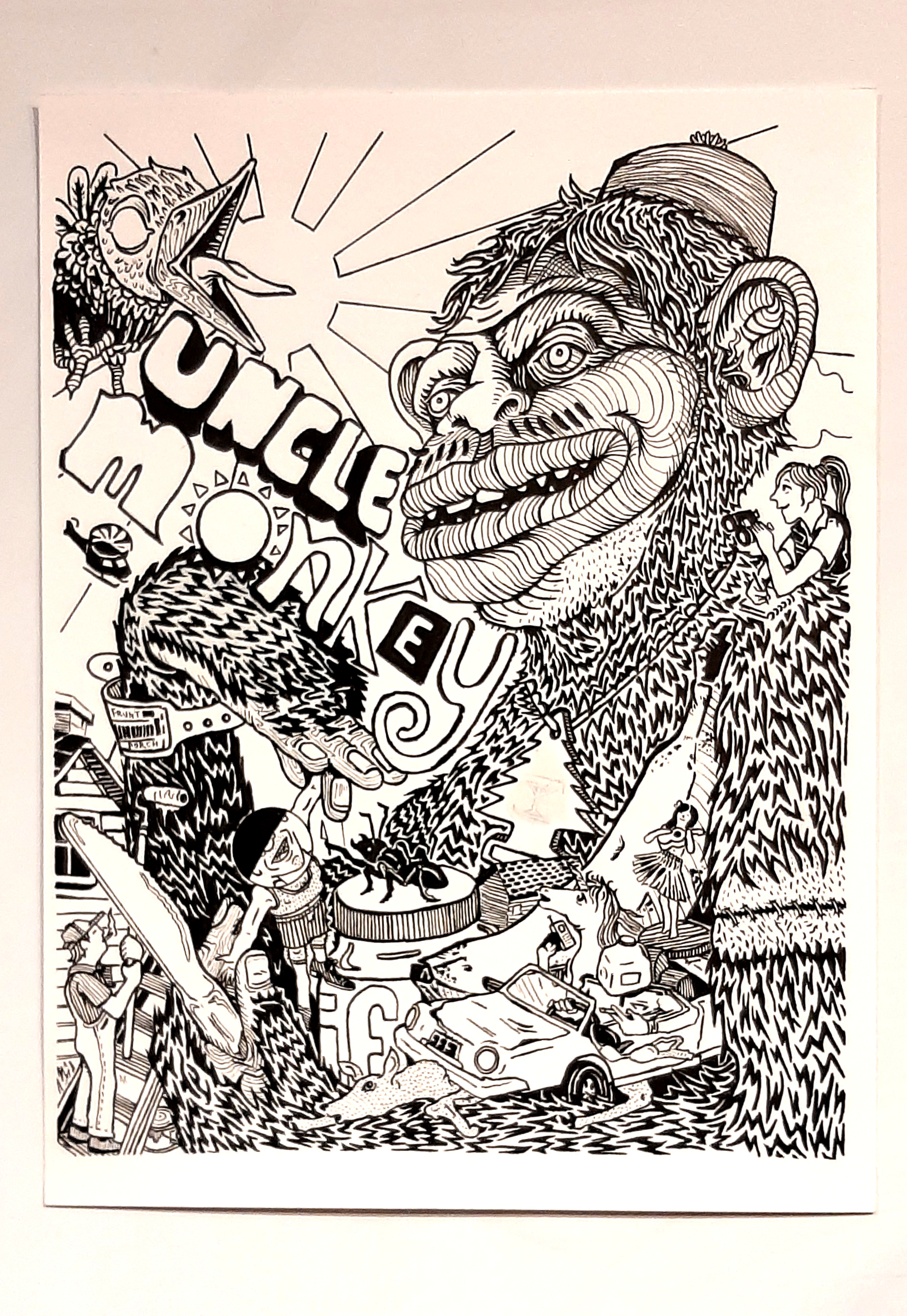 ORIGINAL ILLUSTRATIONS from UNCLE MONKEY