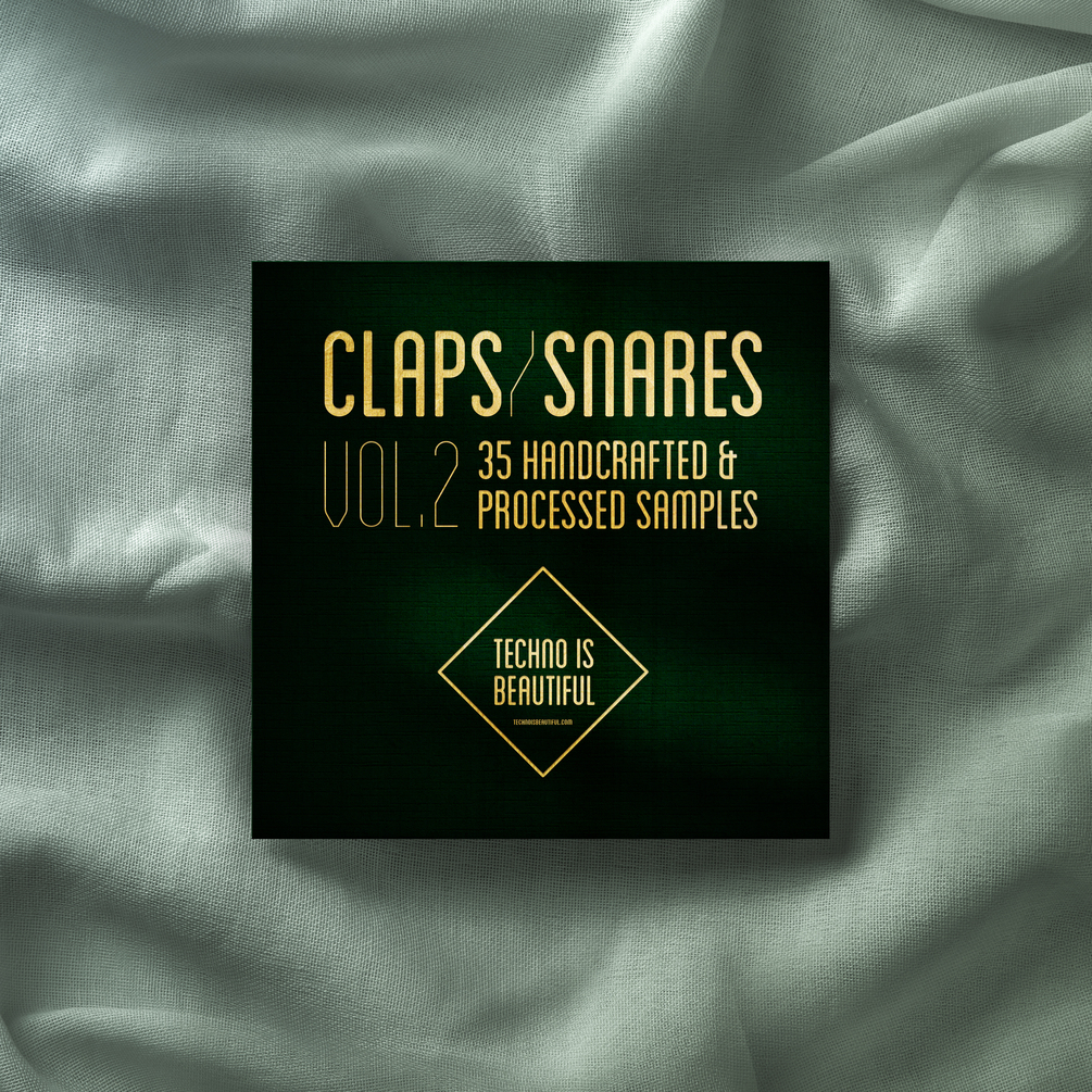 TECHNO IS BEAUTIFUL - Claps/Snares Sample Pack Vol. 2