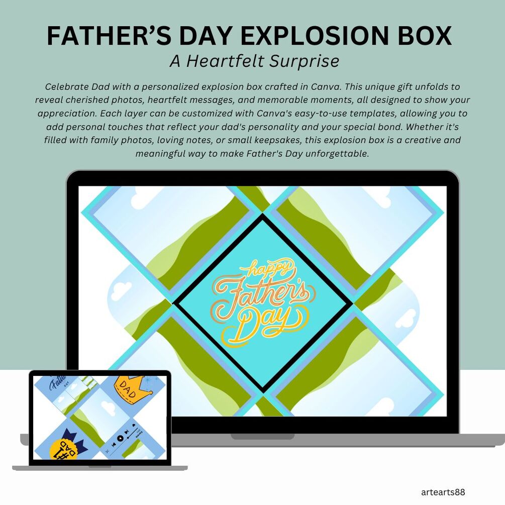 Father's day Explosion Box