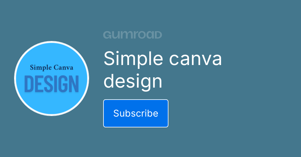 Simple canva design