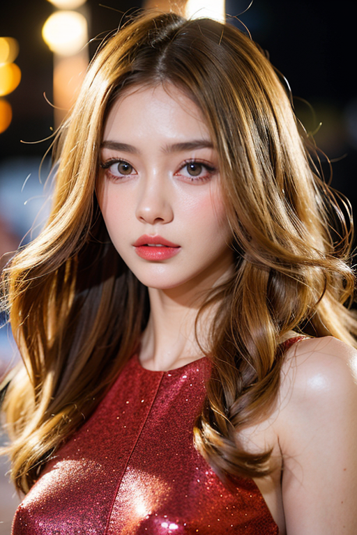 Glamorous Model Runway Field Web Photo