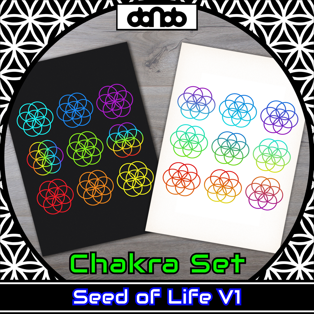 Seed of Life V1 Chakra Set