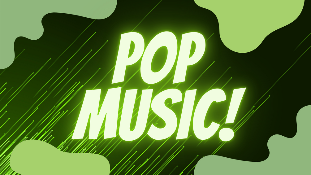 Cool POP MUSIC banner