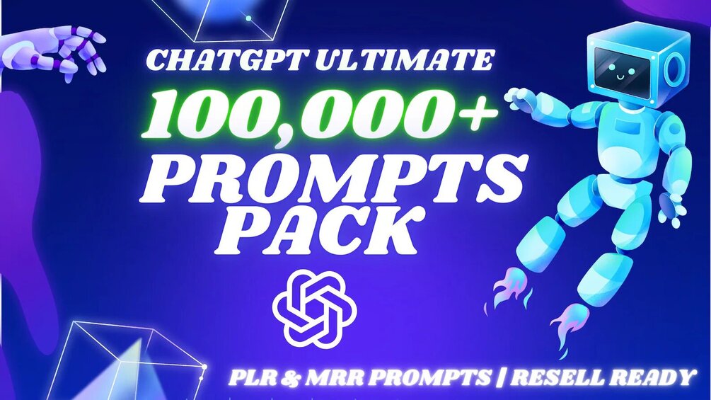 1,00,000 ChatGPT Prompts for Every Category – Unlock Unlimited Creative ...