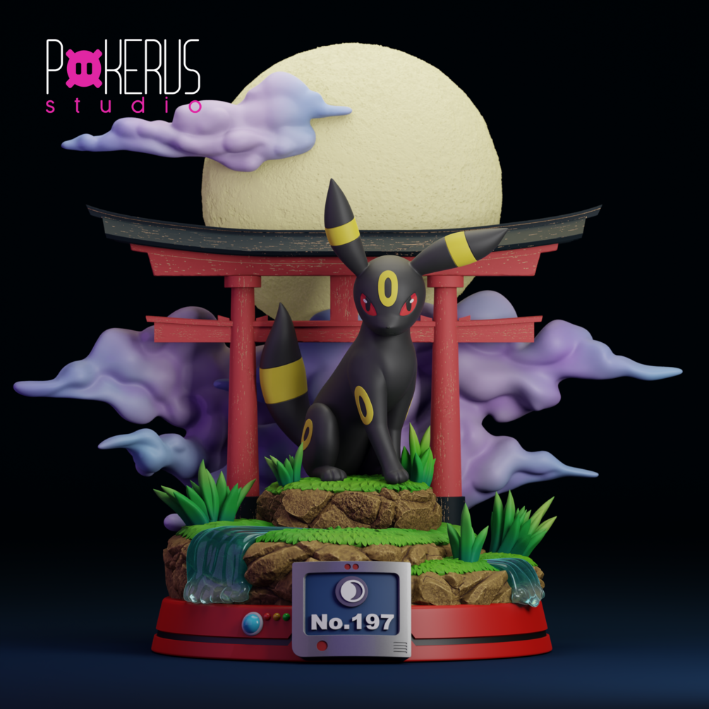 Umbreon Statue Mythic Tier - STL model for 3D printing