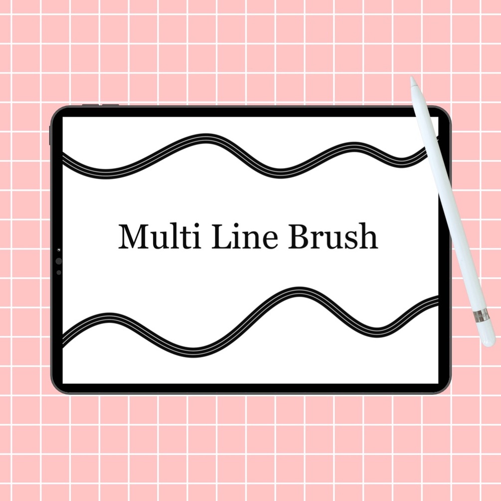 Multi Line Procreate Brush
