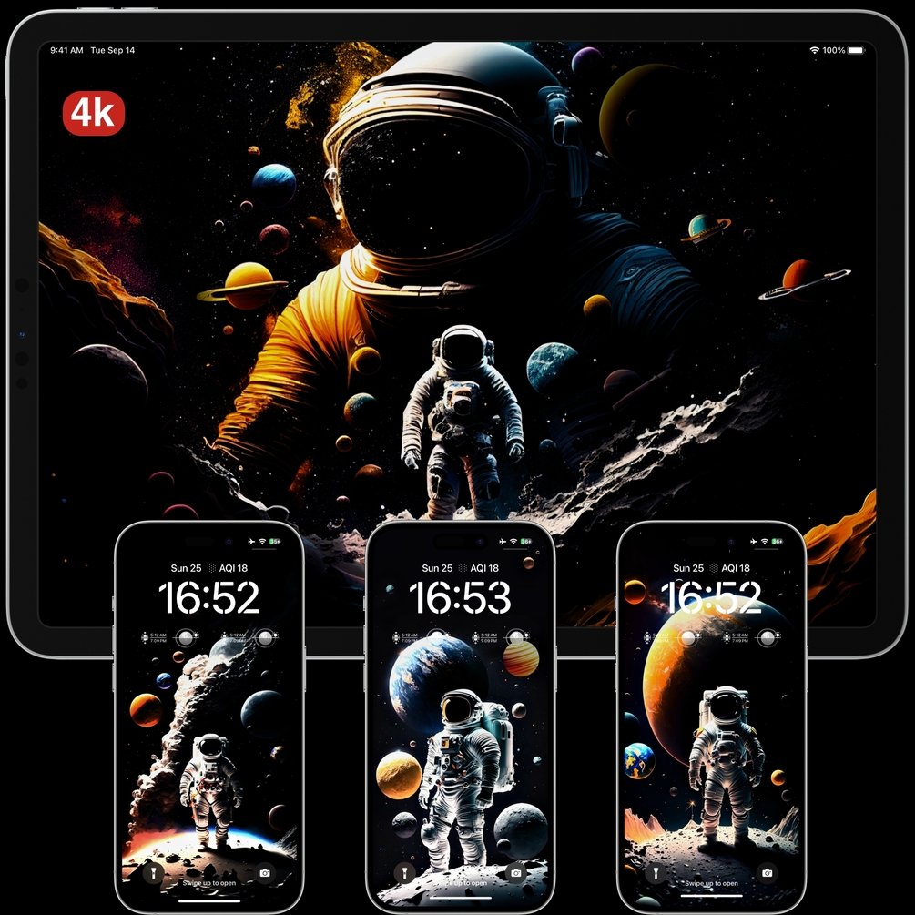 Space Theme HD Wallpaper - An Astronaut's Adventure