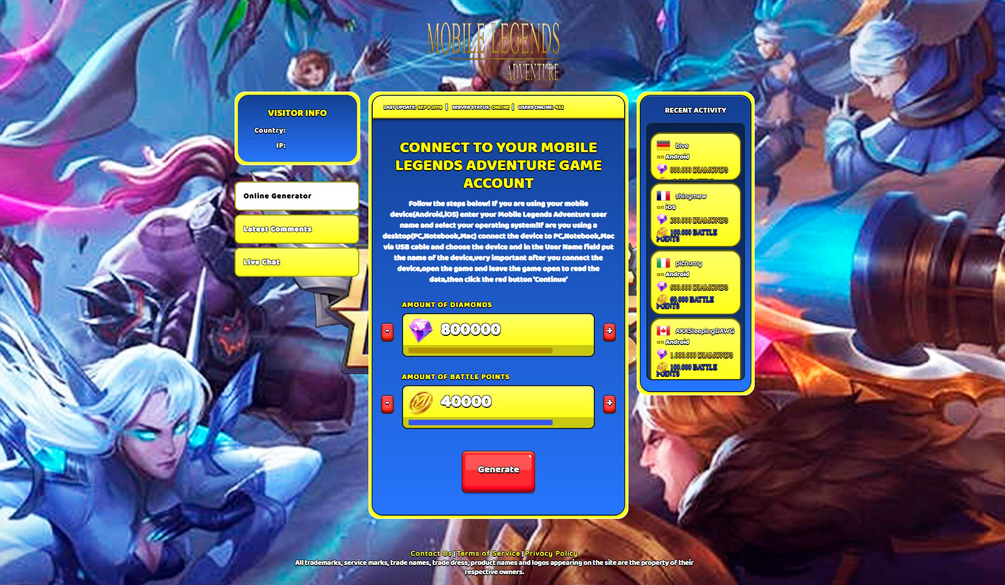 Mobile Legends Adventure Cheats – guides for more diamonds hack