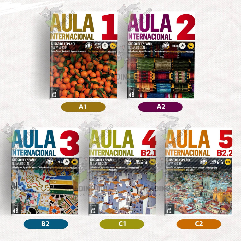 AULA Internacional 1-5 Spanish learning e-books
