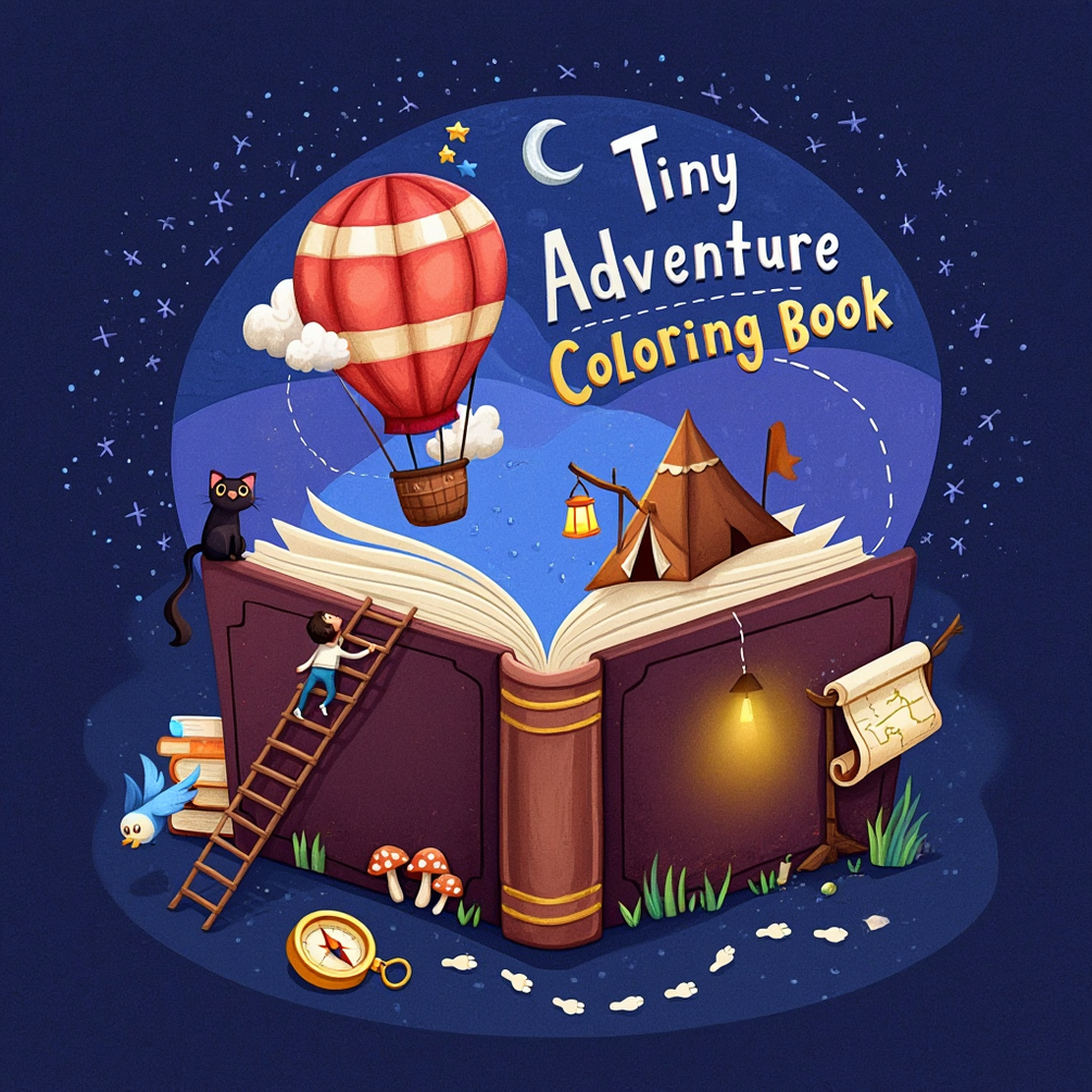 Tiny Adventure - a cozy coloring escape into tiny world