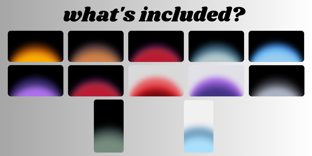 Spatial Gradient Wallpaper Pack