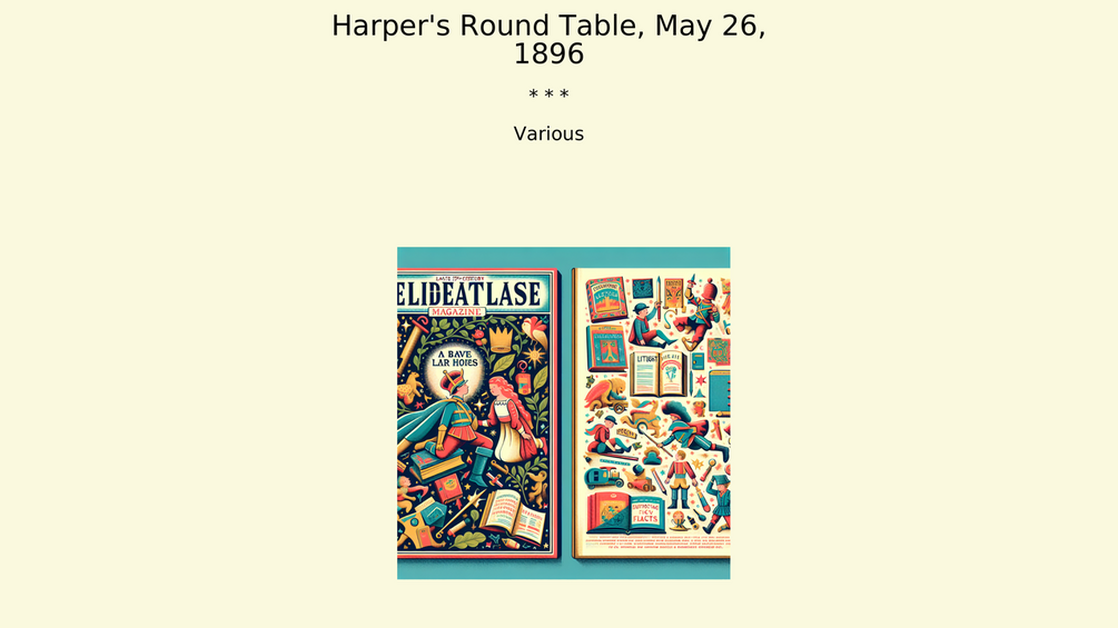 Harper's Round Table, May 26, 1896