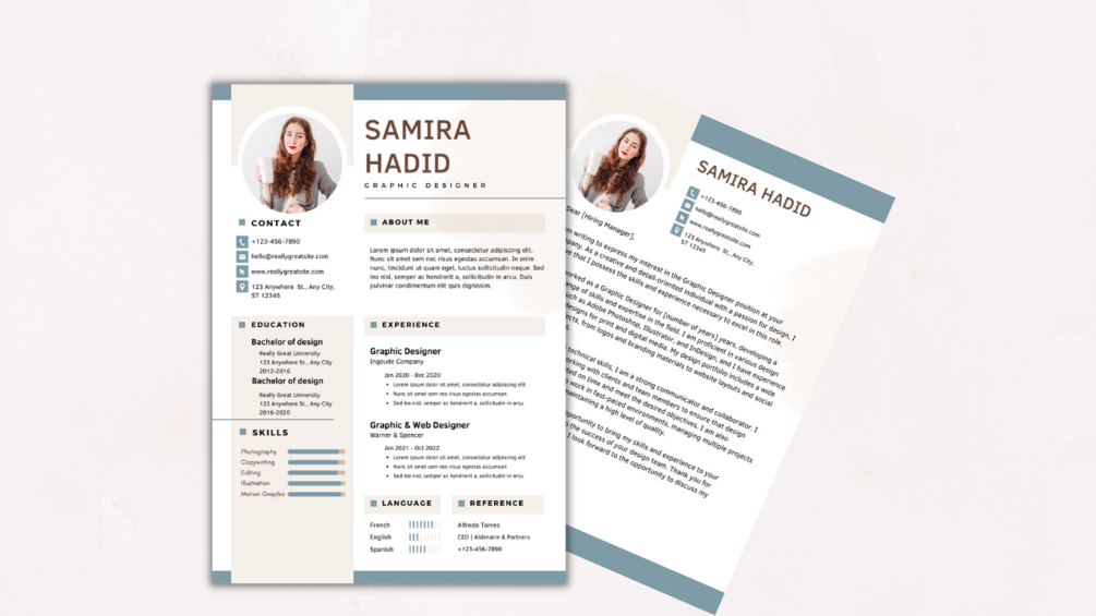 Template Professional Clean Simple Resume Template Canva, CV Template Minimal Executive Basic ...