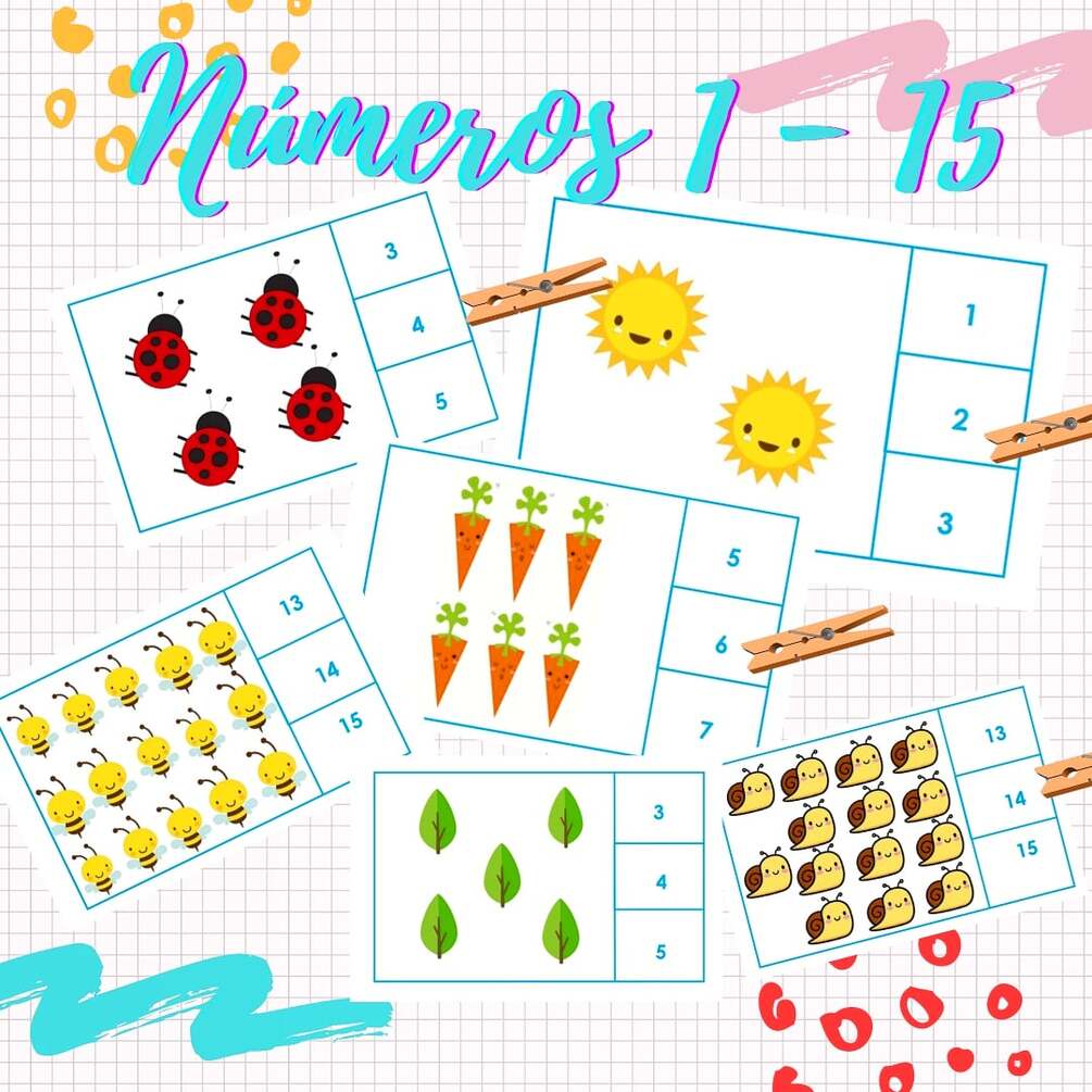 Numeros 1 - 15