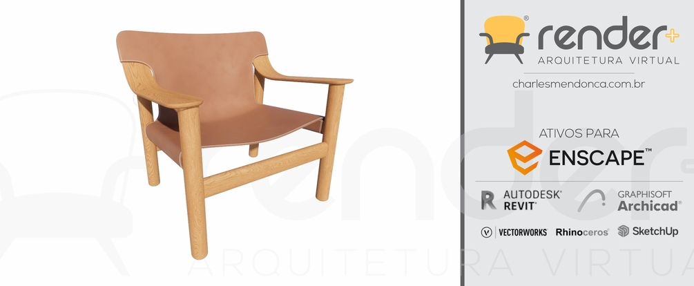 Bernard Lounge Chair Natur by Hay