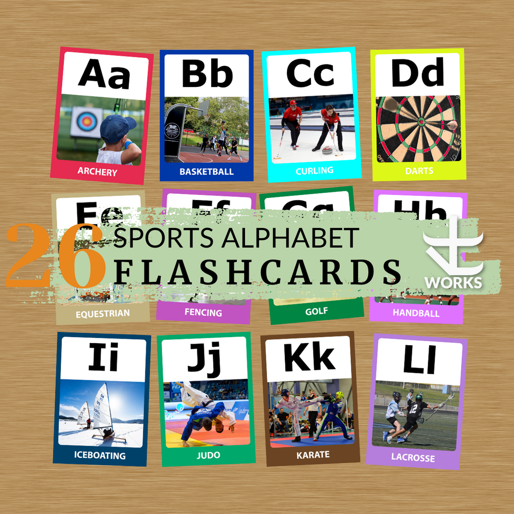 Sports Alphabet Flashcards