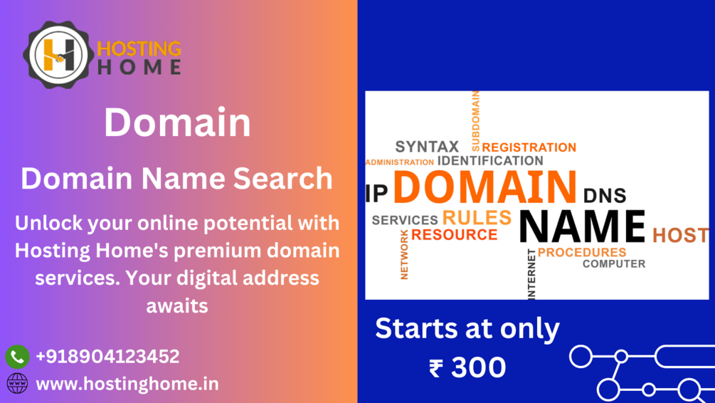 Hosting Home Cheap Domain services
