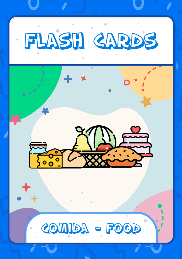 Flashcards Foods - Comidas (Inglés - Español)