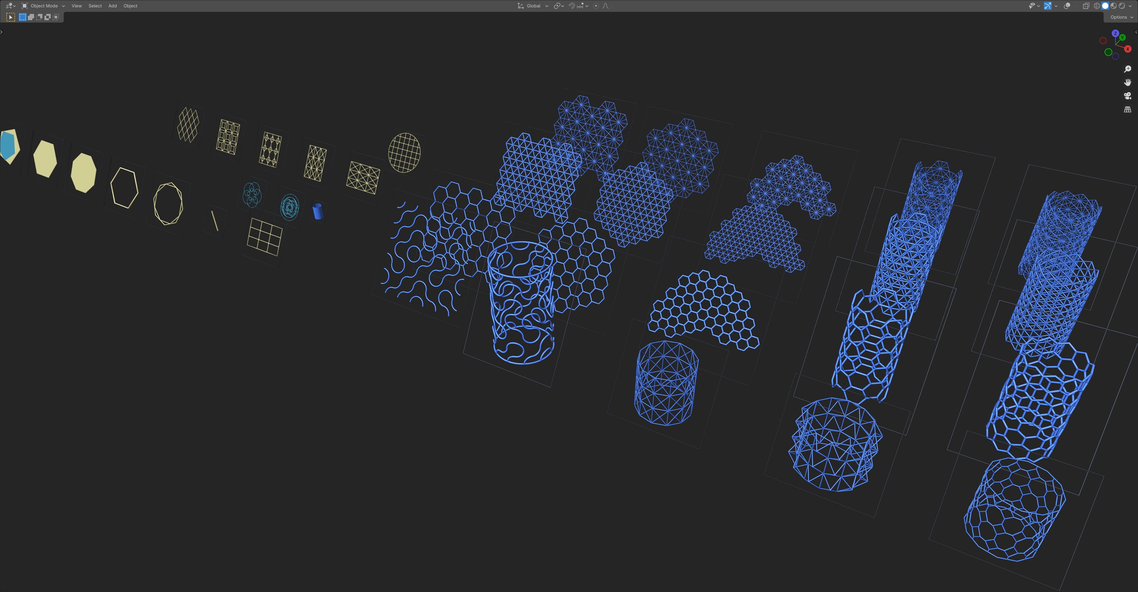 GeoNodes Library (G1, G2), Blender 4.0