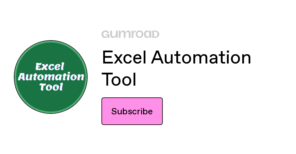 Excel Automation Tool