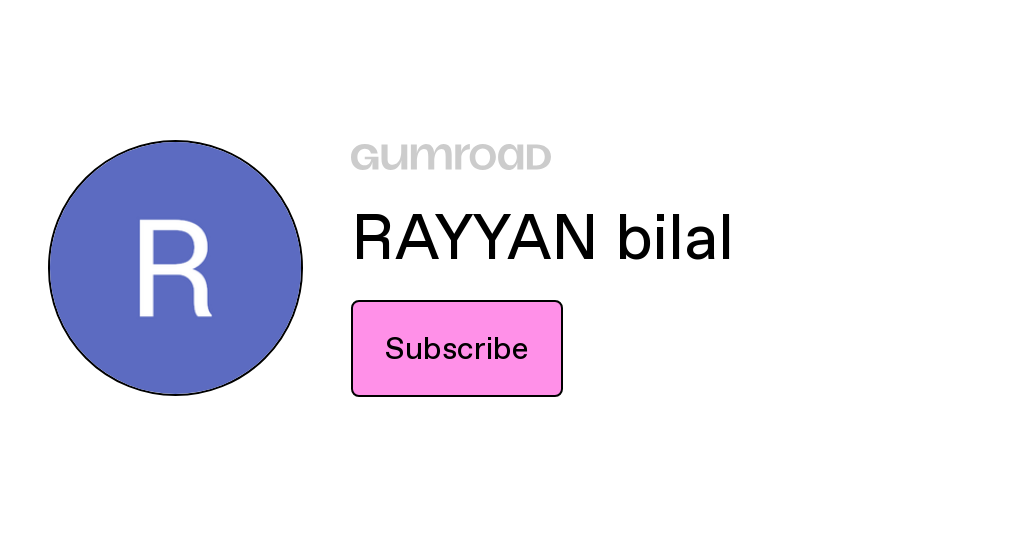 RAYYAN bilal