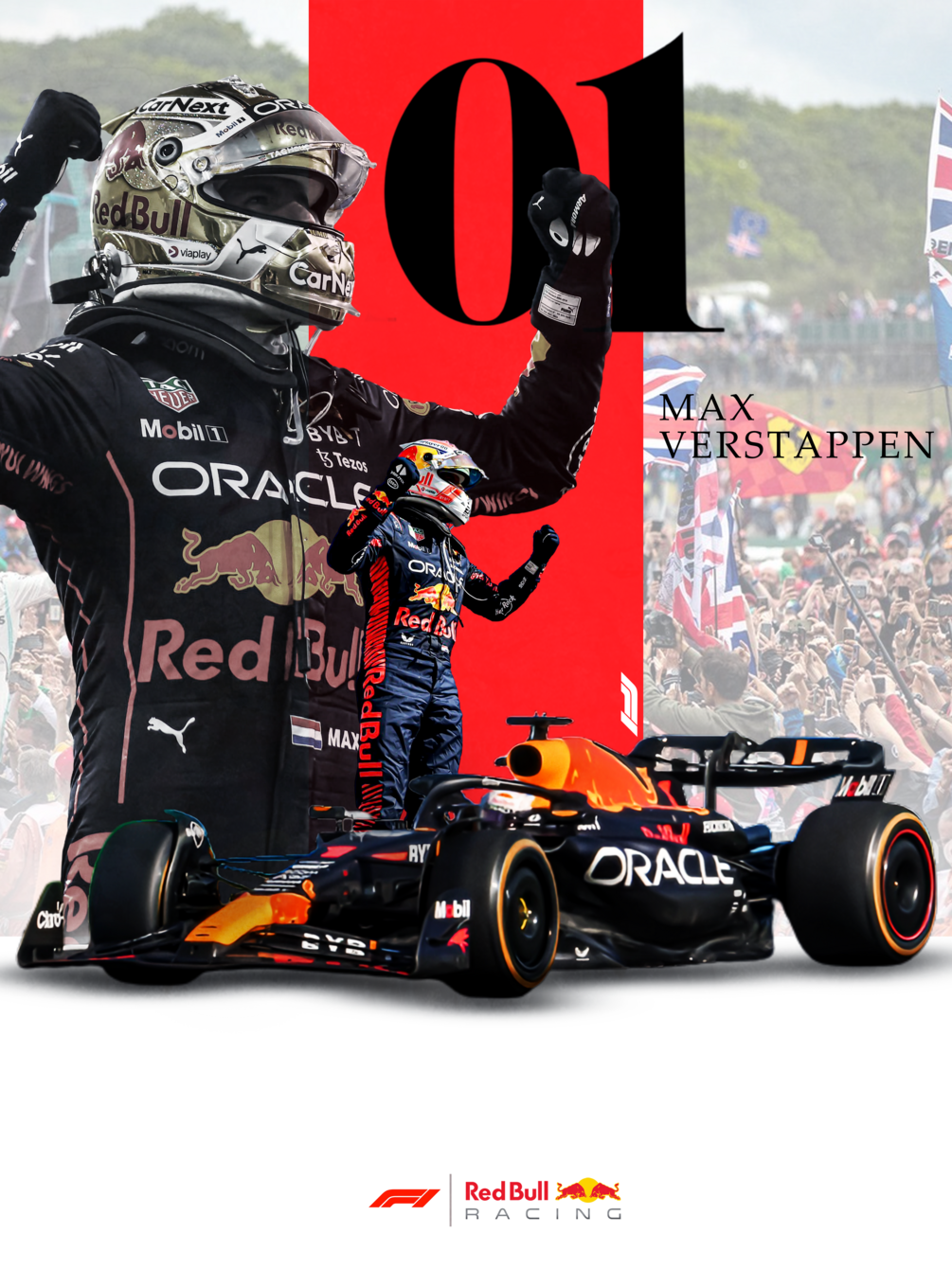Max Verstappen - F1 Poster