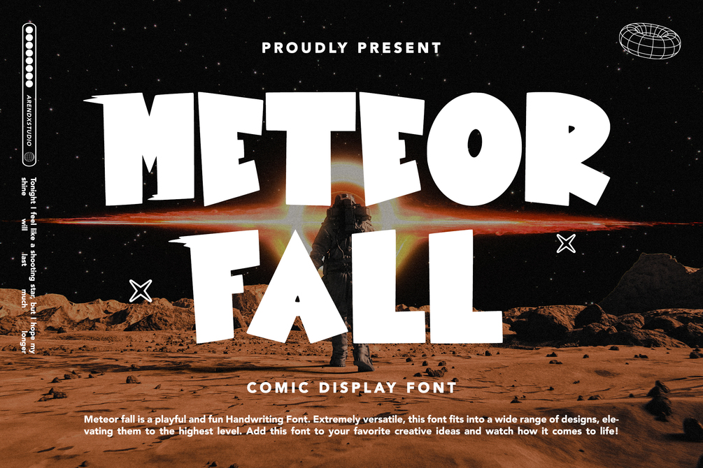 Meteor Fall Font