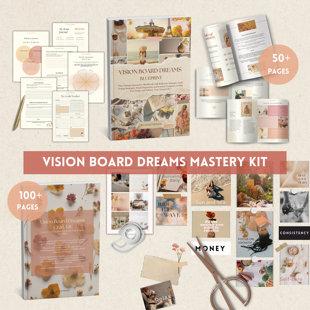 2025 Vision Board Mastery Kit: The Ultimate Bundle for Manifesting Your ...