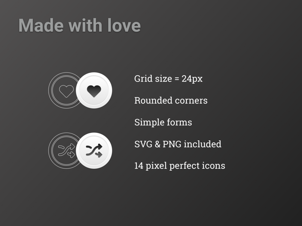 Media skeuomorph icons (Demo)