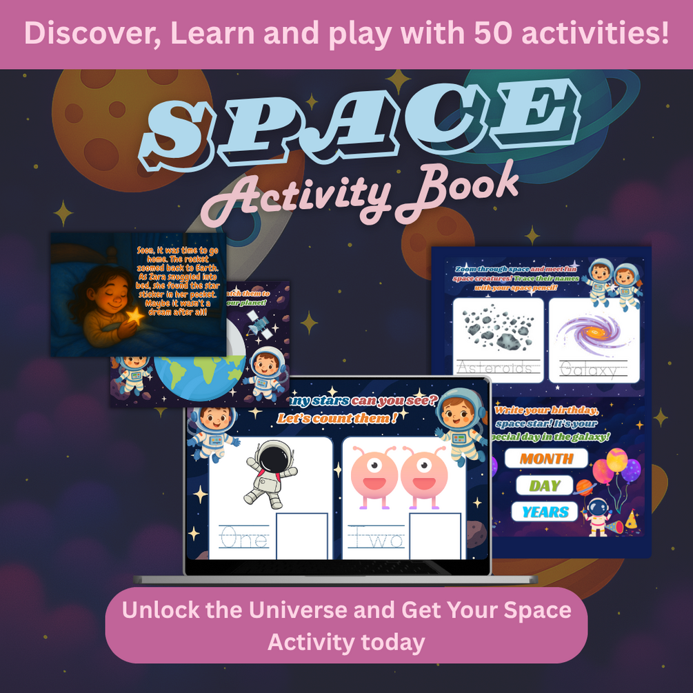 Space Activities Busy Book 50+ Activities