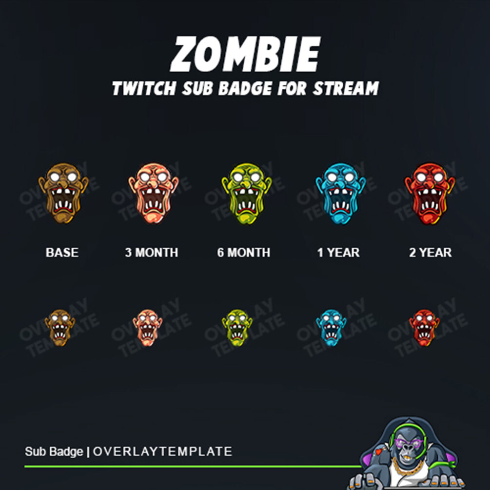 Zombie – Sub Badges