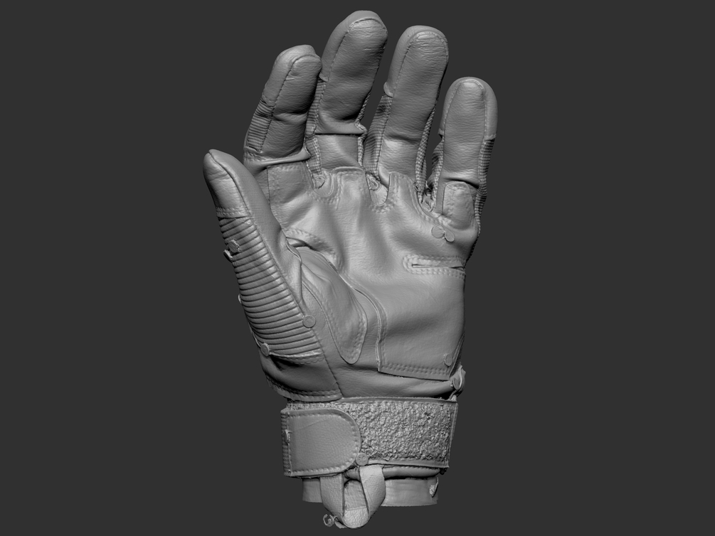 RAW LASER SCAN: Tactical Gloves 07