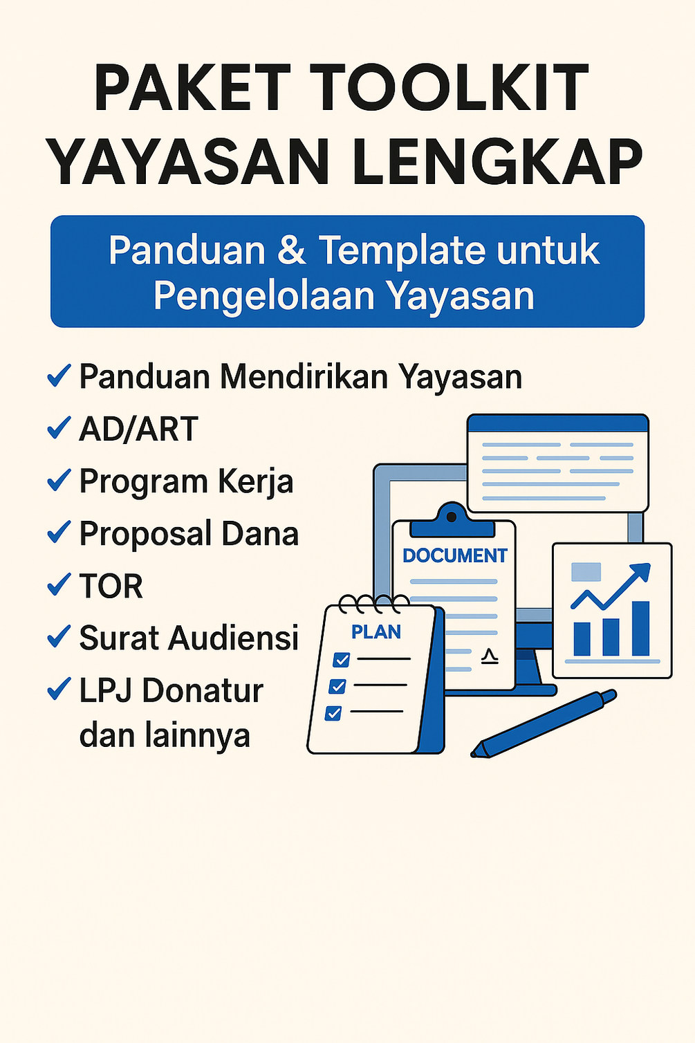 Toolkit Yayasan Lengkap – Editable (Word & Excel)