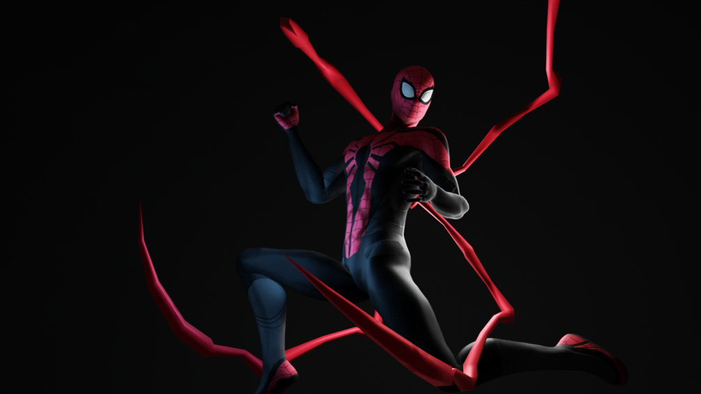 The Superior Spider-Man Mk2 Suit VRC Model Unity Package