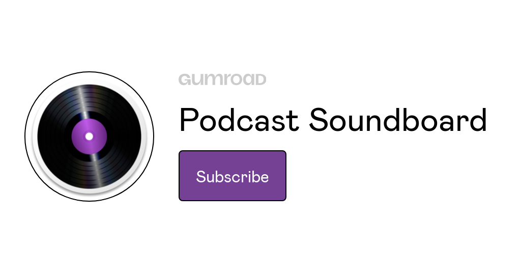 Podcast Soundboard