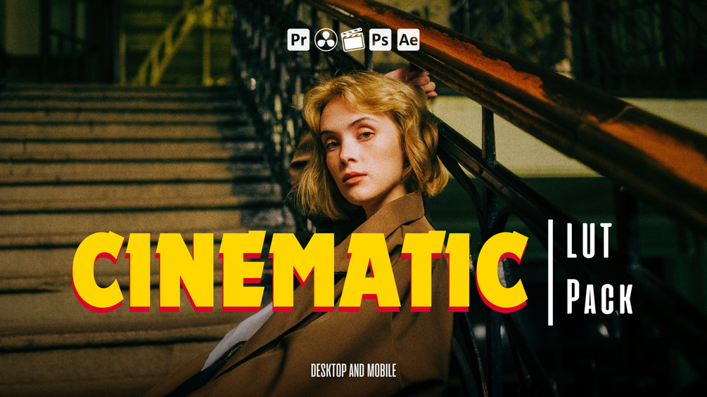 Cinematic LUT Pack for Videos & Photos