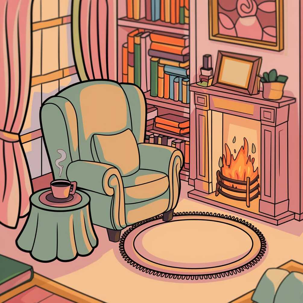 Cozy Little Corners Coloring Book
