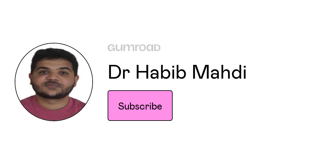 Dr Habib Mahdi