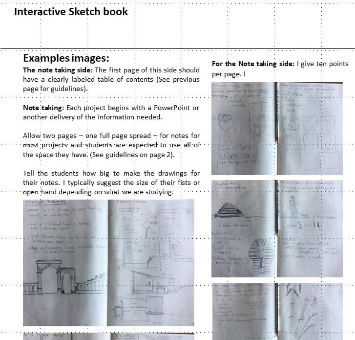 Interactive Sketch book