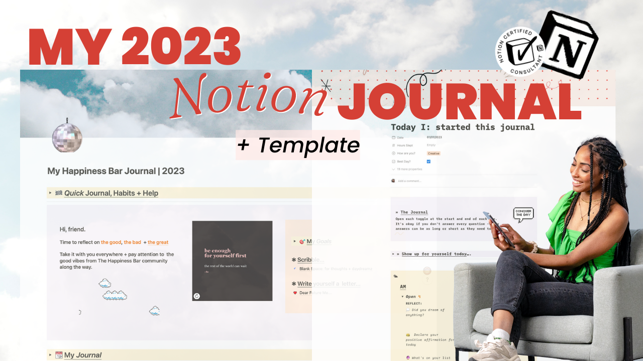 PRESENTING Your 2023 Notion Journal (📹 Walkthrough + 🚀 Product Hunt!) - The Notion Bar by ...
