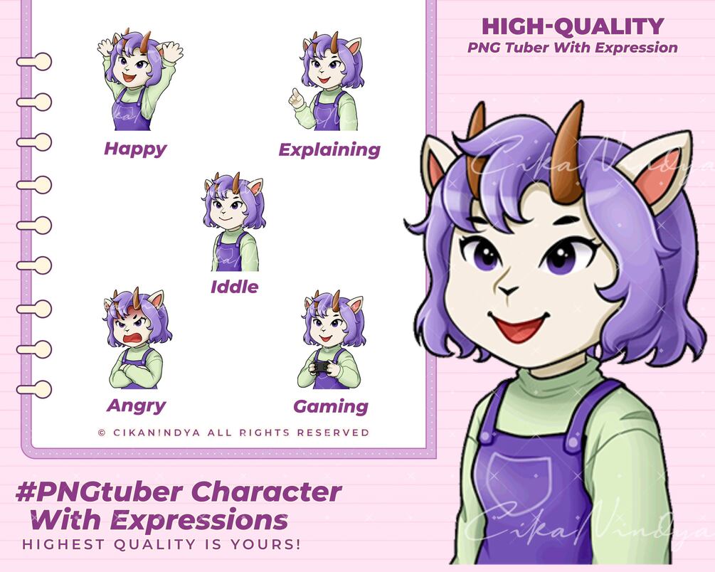 PNG Tuber, Png Tuber Twitch, Gif Pngtuber, Pngtuber Model, Pngtuber ...