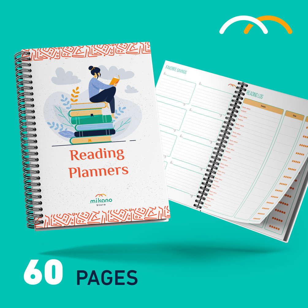 Reading Planner, Digital Reading Tracker, Book List Organizer, Reading ...