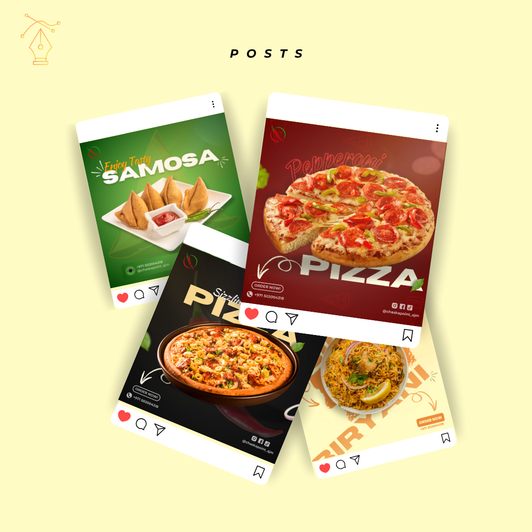 Food Brand Visual Identity & 40+ Designs Template