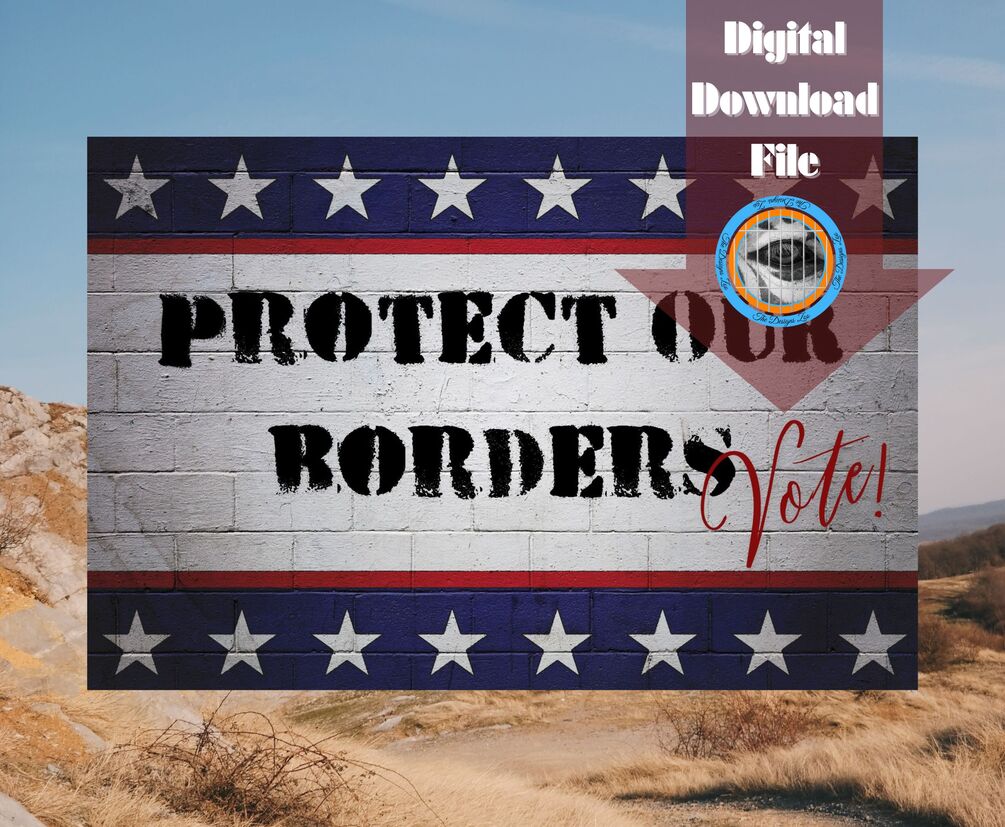 Digital Download Presidential Election 2024 Voter Postcard – “Protect ...