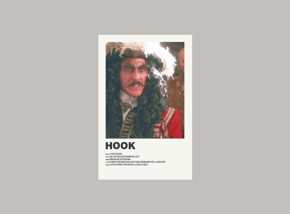 Minimalist Hook Poster Digital Copy