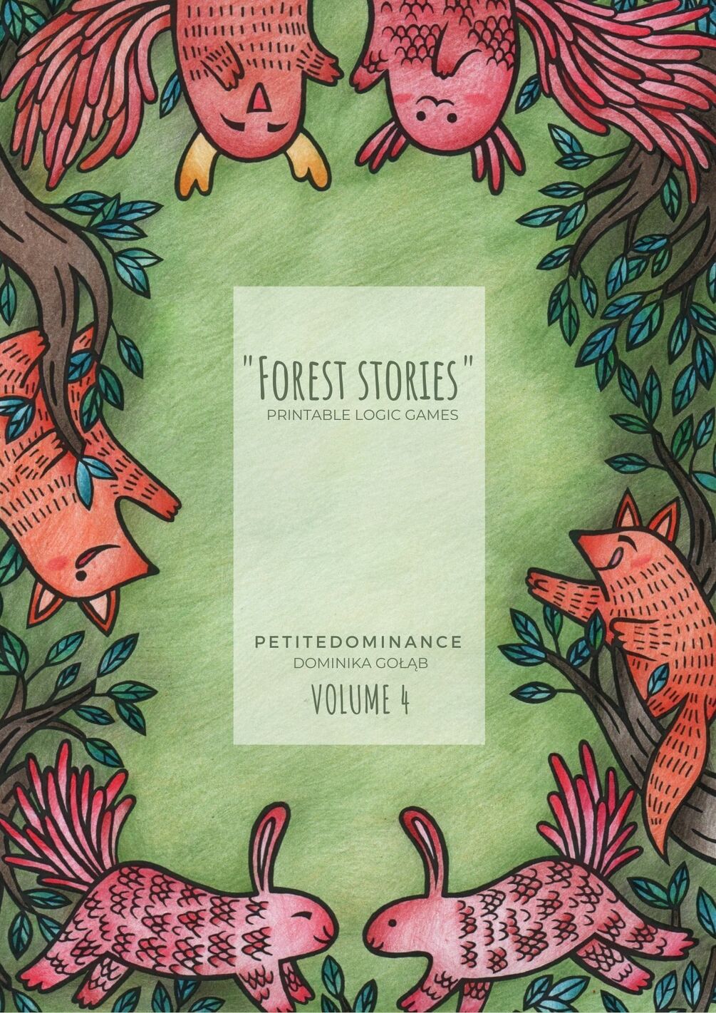 "Forest stories" printable logic games volume 4