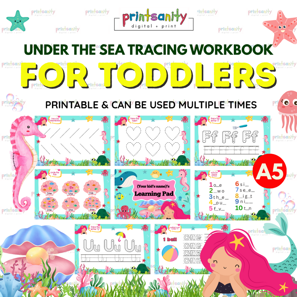 Under the Sea Tracing Workbook