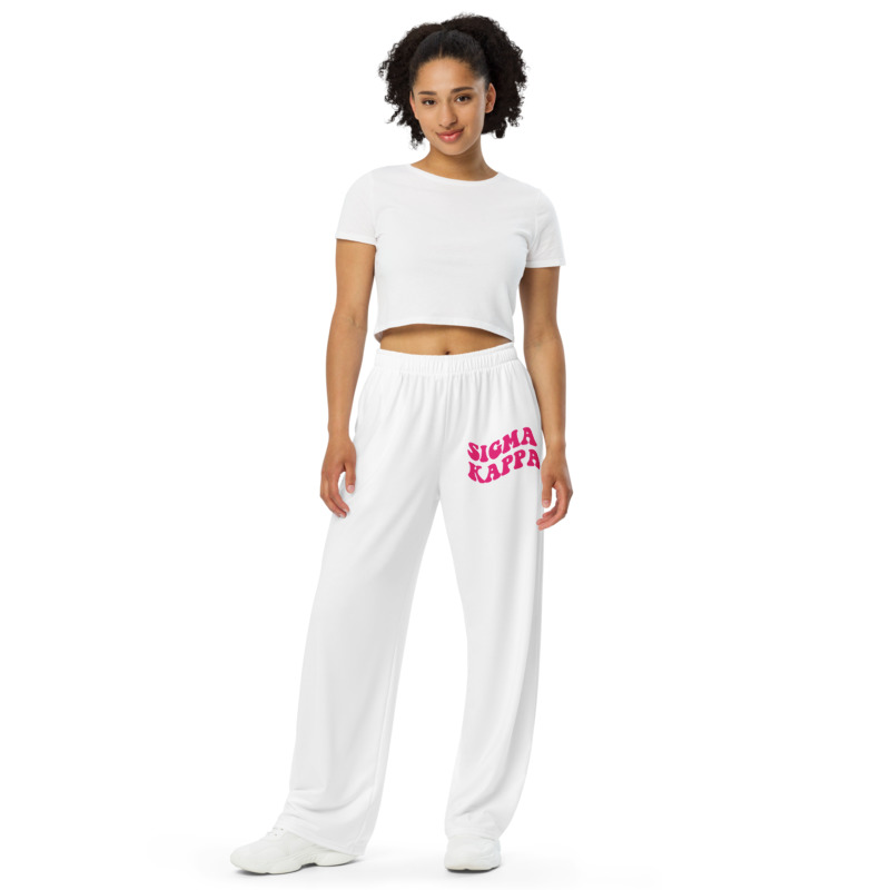 Pink Sigma Kappa Sweatpants