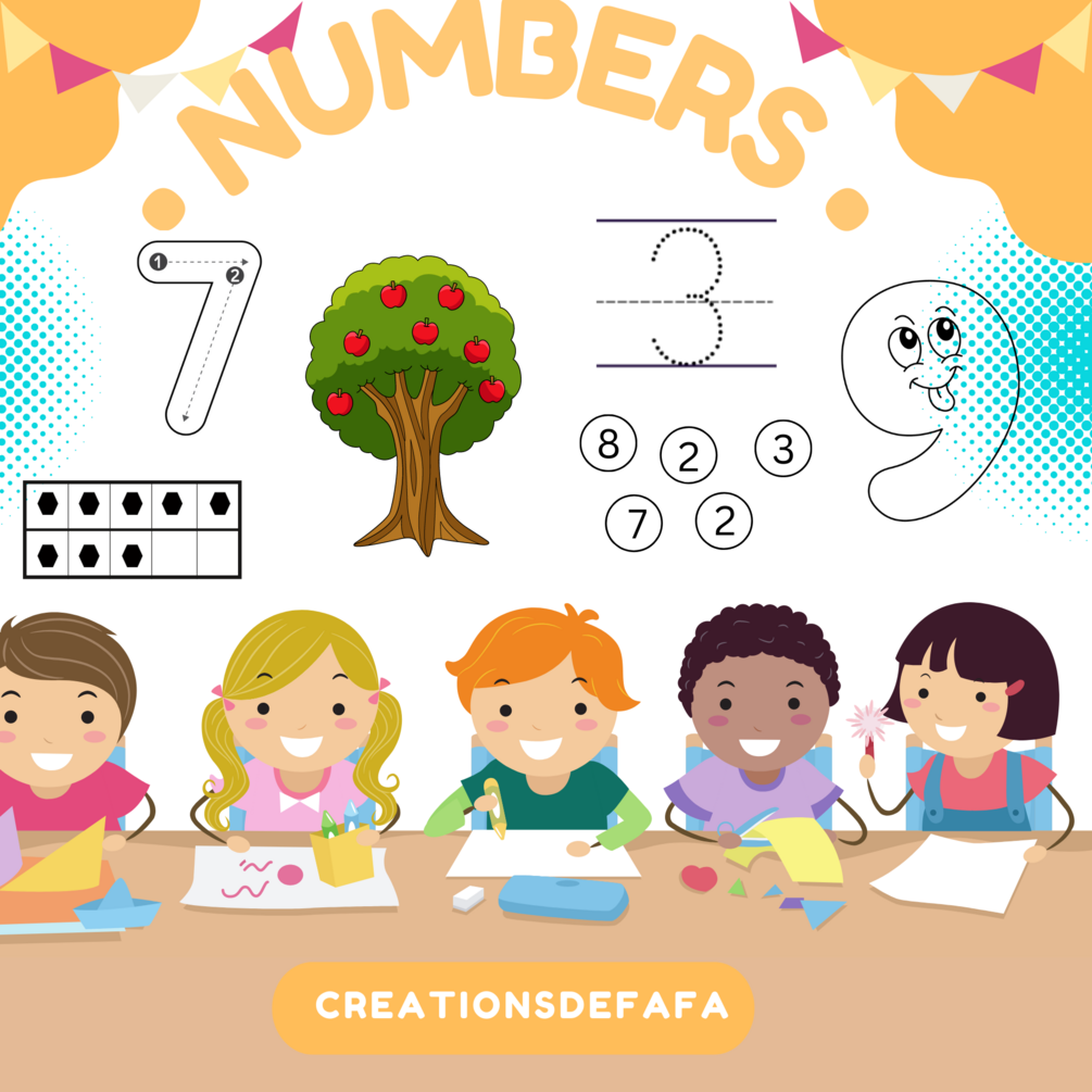 Preschool Printables Numbers 1-10 Play Doh Mats Toddler Activities ...
